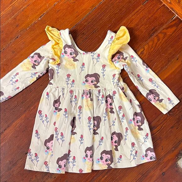 monica + andy | Dresses | Monica Andy X Disney Belle Fit Flare Dress Sz ...